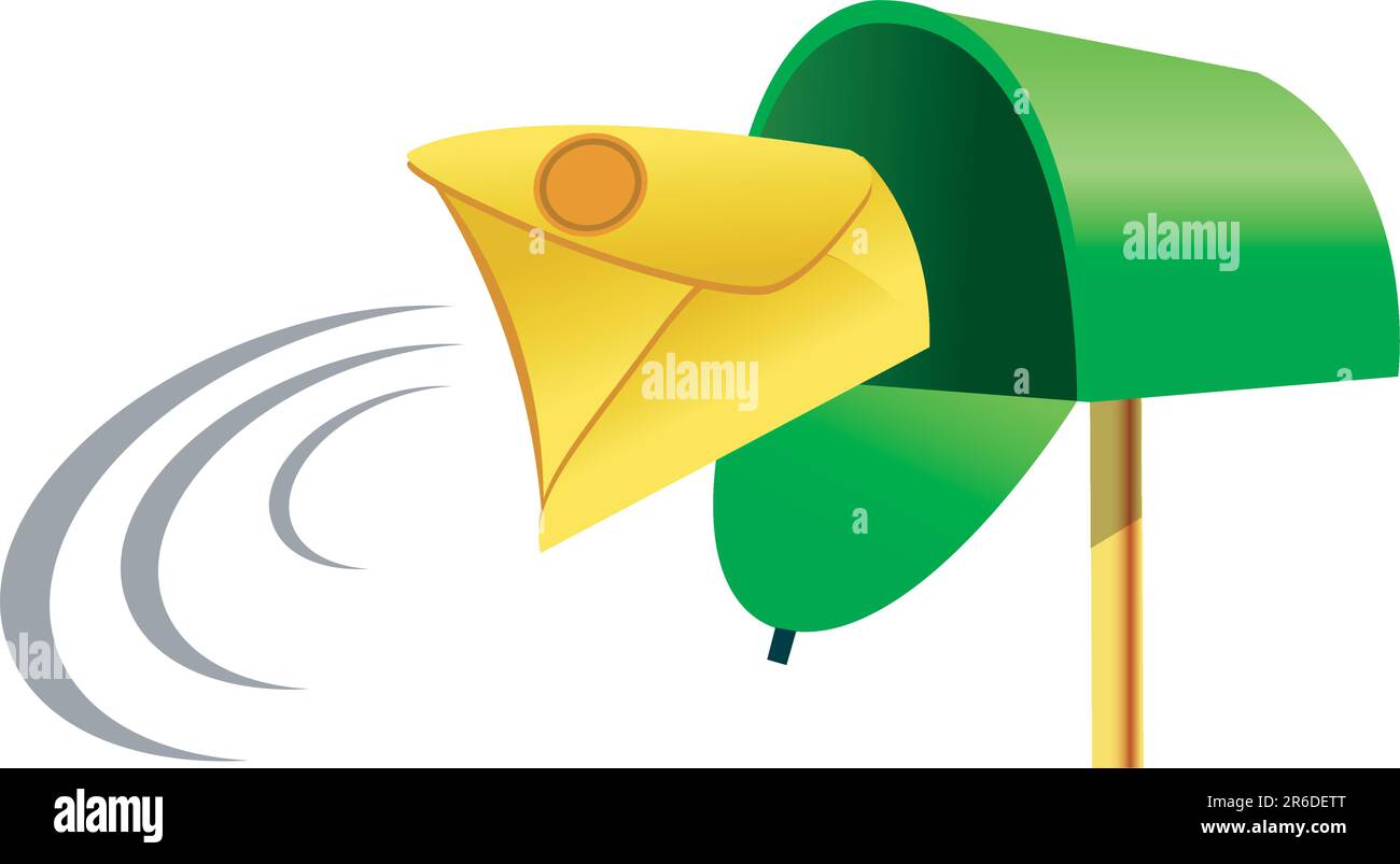 Incoming mail / Mailbox - vector Stock Vector Image & Art - Alamy