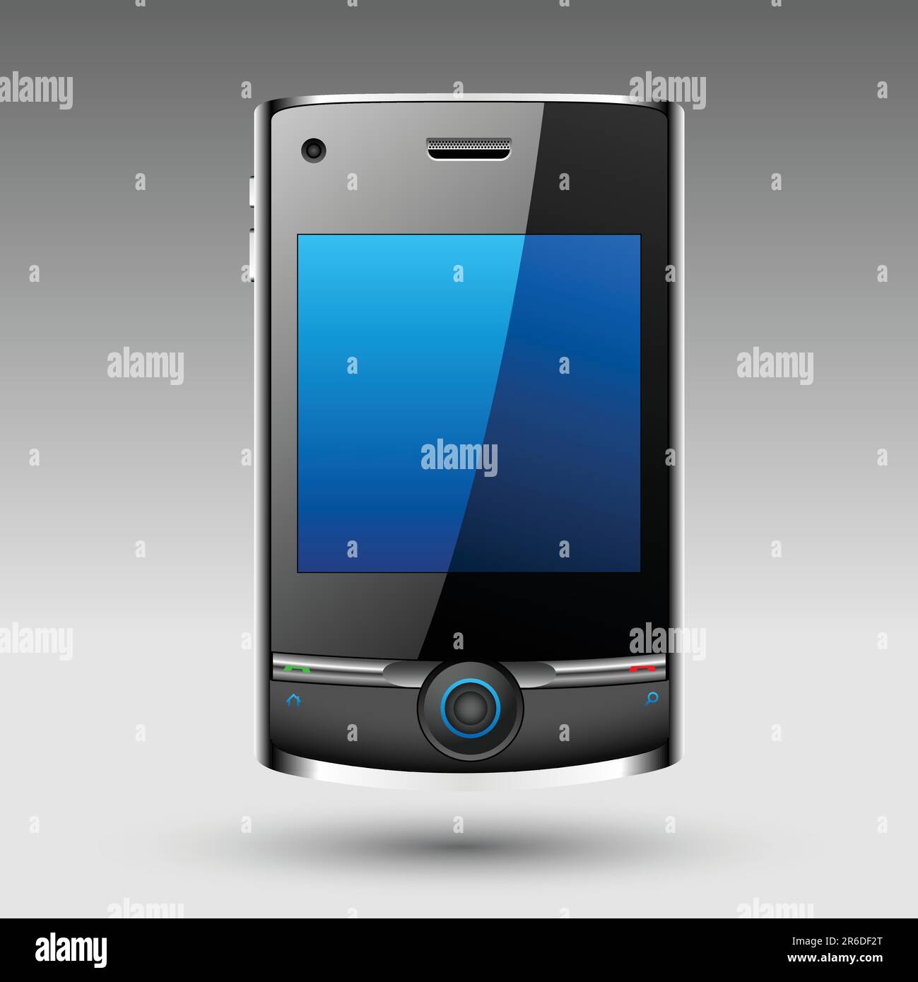 Mobile phone editable vector illustration Stock Vector Image & Art - Alamy