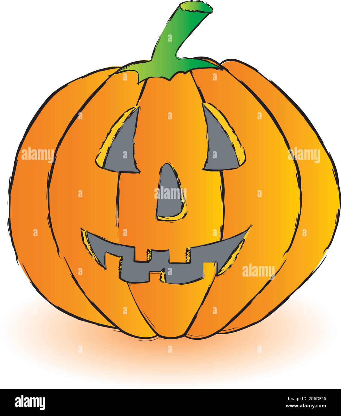 Cool pumpkin Stock Vector Images - Alamy