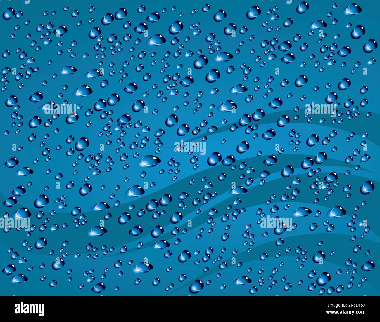 Blue bubbles background Stock Vector Images - Alamy