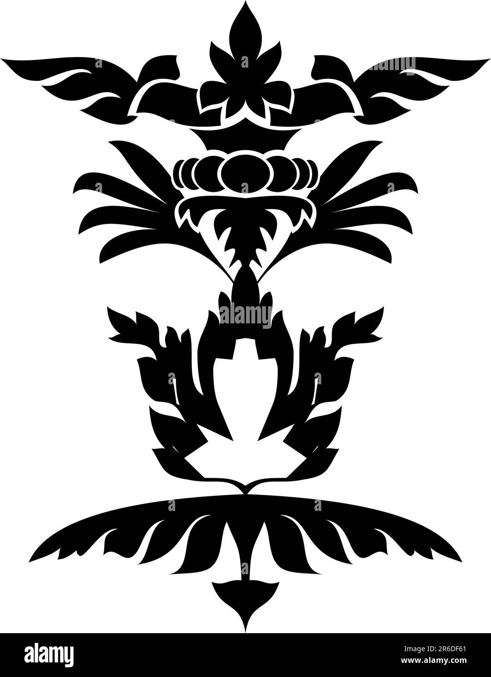 floral design element - vector illustration Stock Vector Image & Art ...