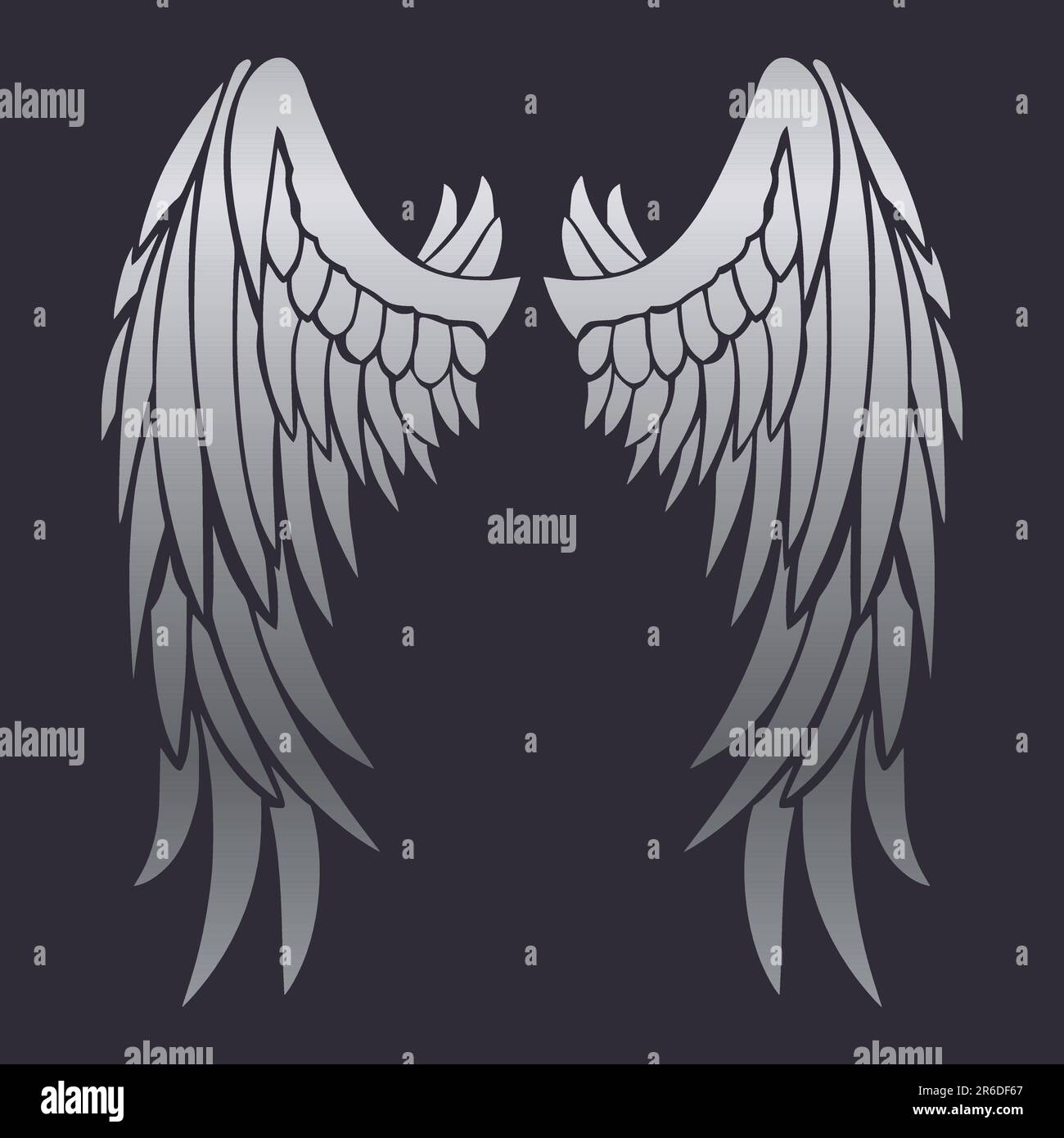 Angel wings vector Stock Vector Image & Art - Alamy