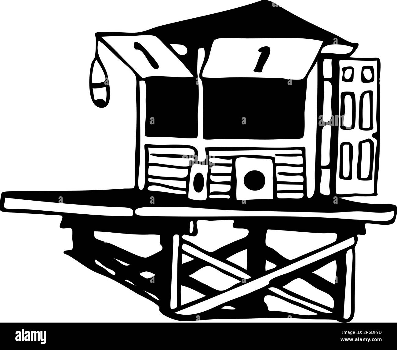 Male lifeguard beach Cut Out Stock Images & Pictures - Alamy