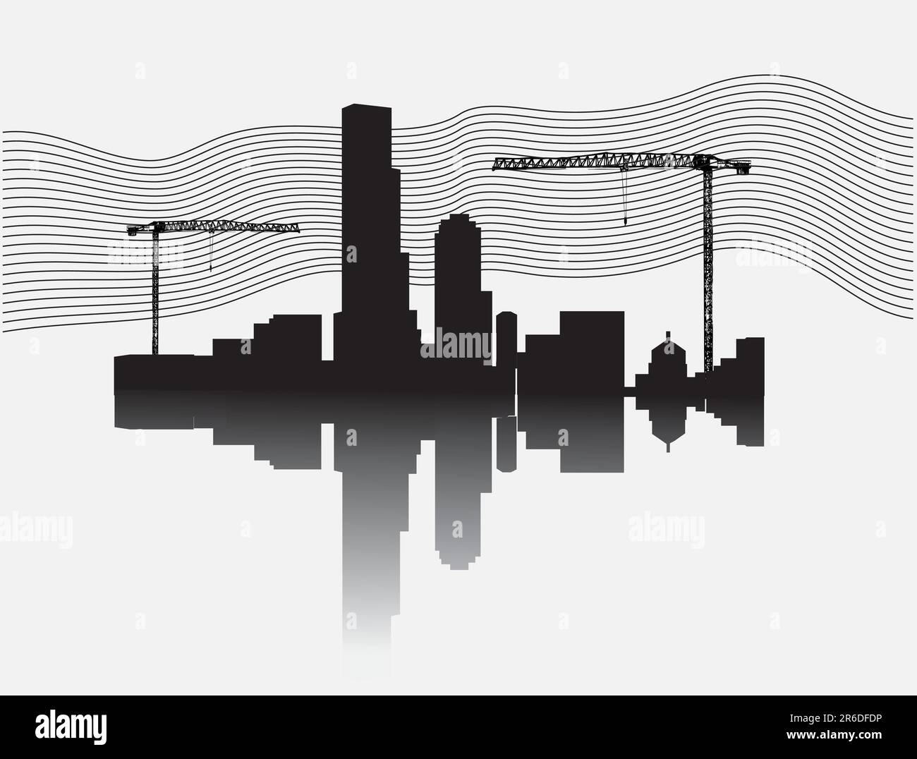 Urban towers building Stock Vector Images - Alamy