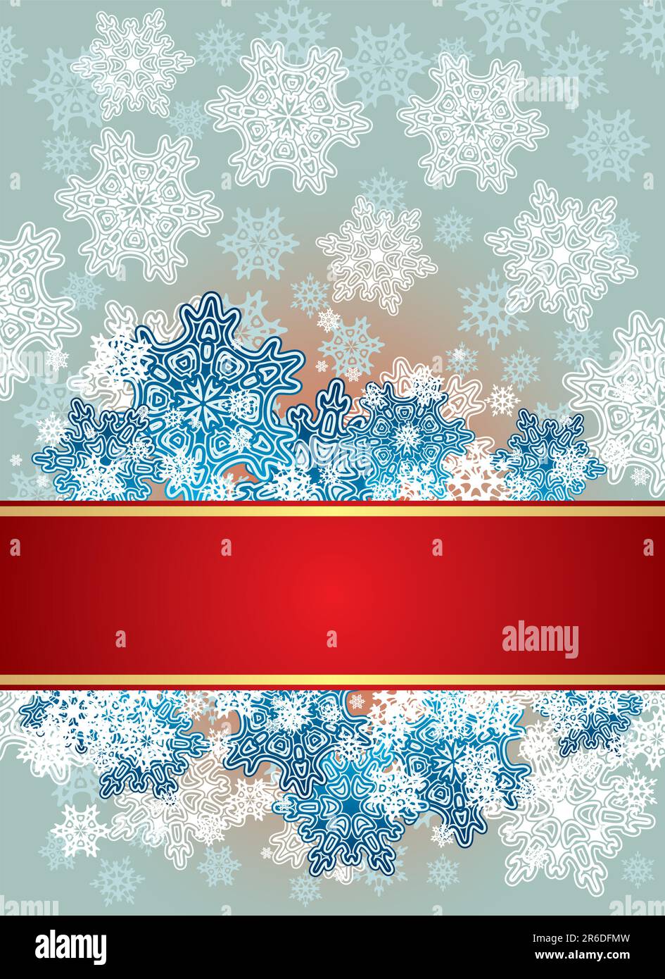 vector christmas background with snowflakes Stock Vector Image & Art ...