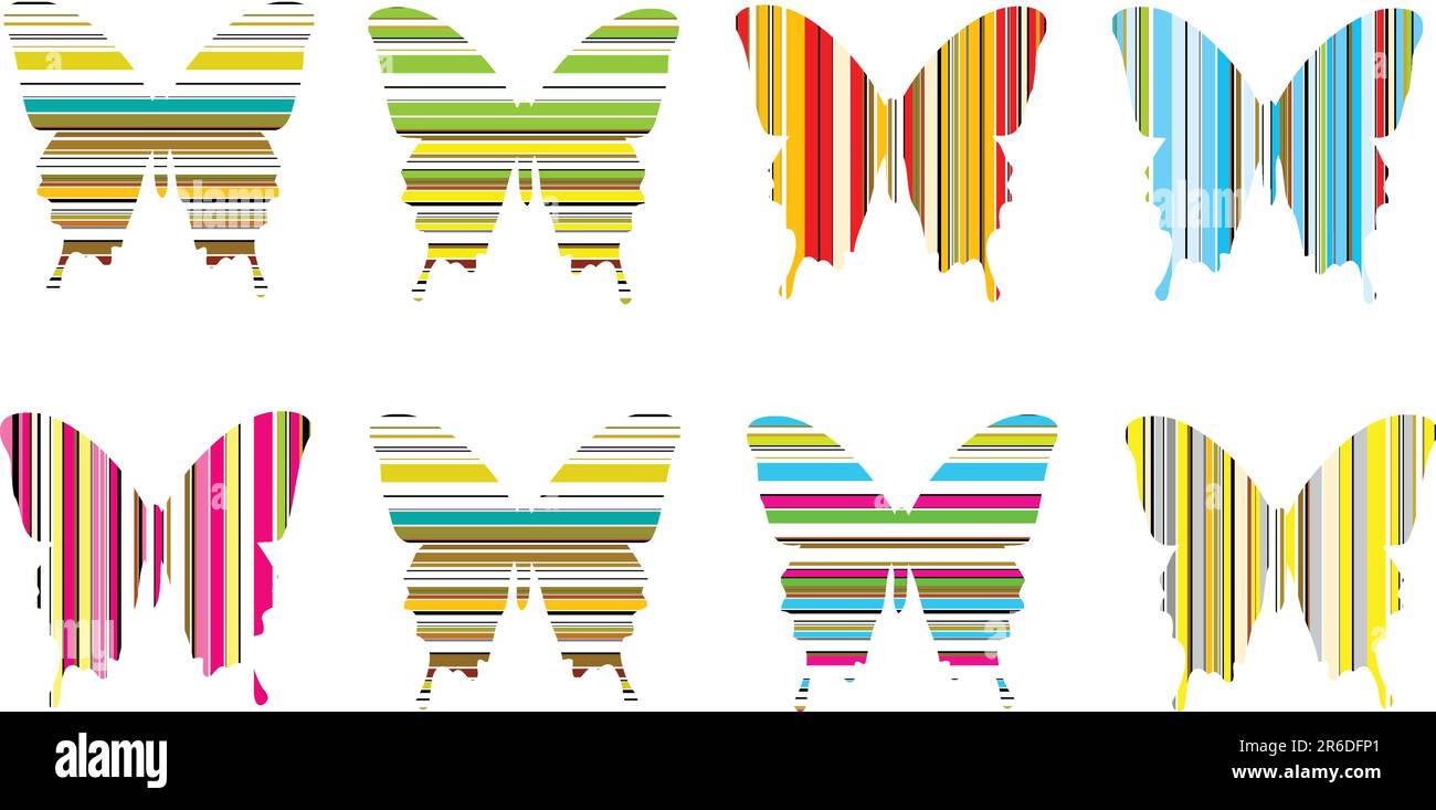 Butterfly vivid Stock Vector Images - Alamy