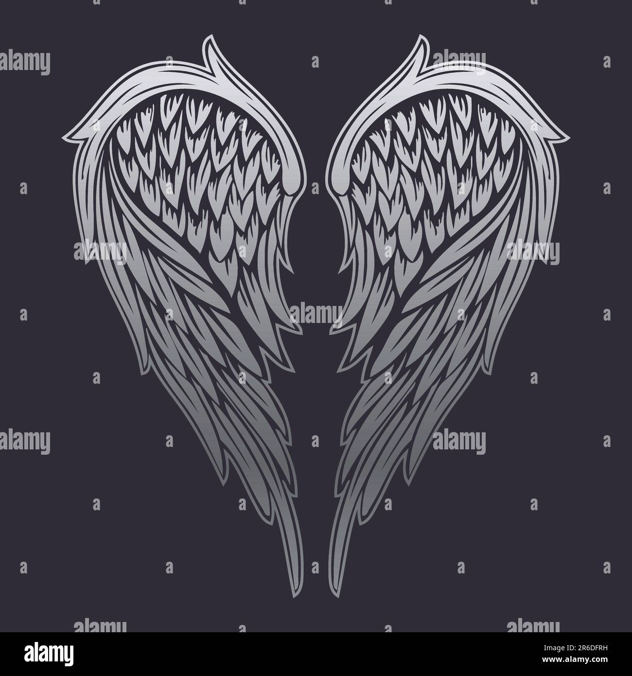 Angel wings vector Stock Vector Image & Art - Alamy