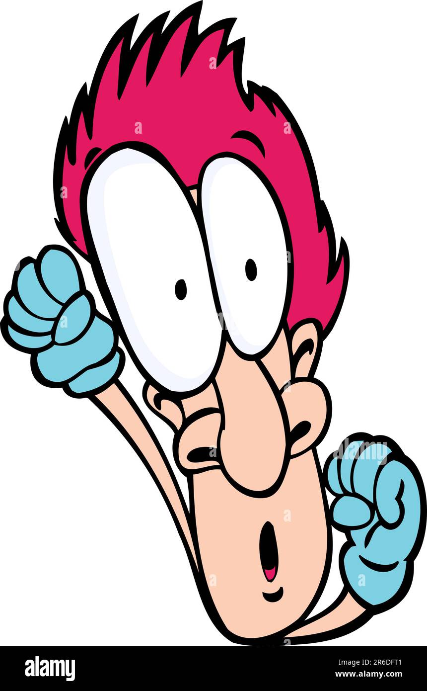 Cartoon image of super hero about to fly into a building Stock Vector ...