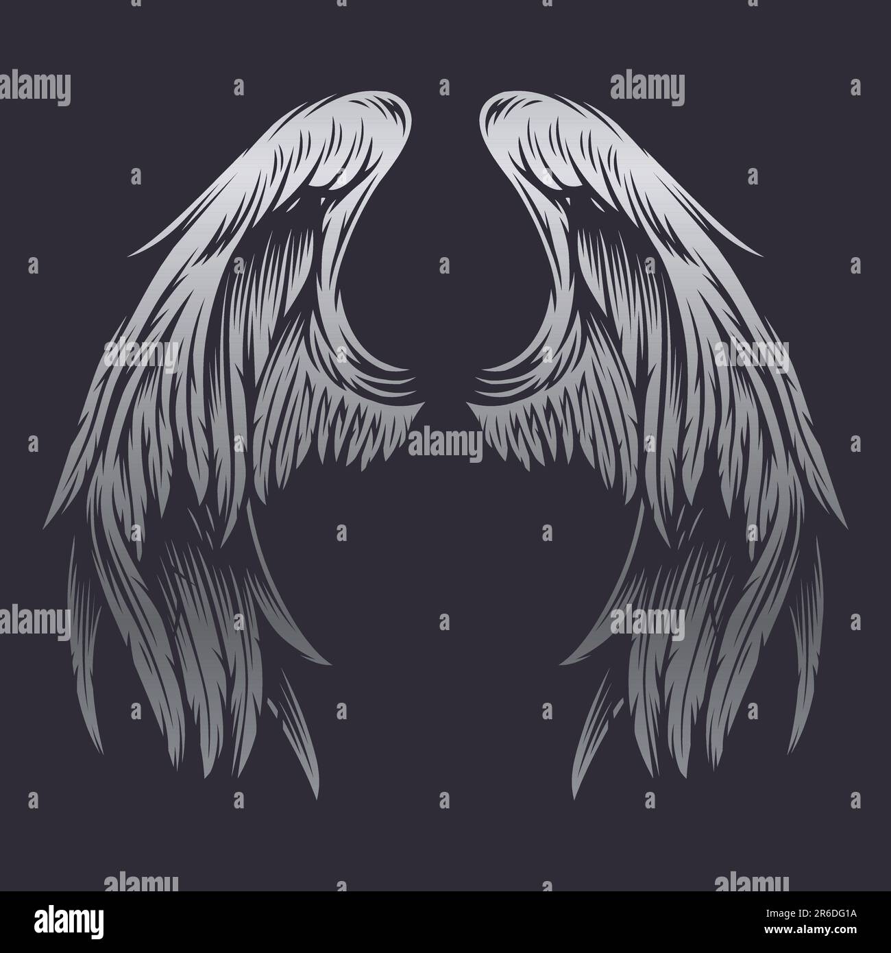 Angel wings vector Stock Vector Image & Art - Alamy