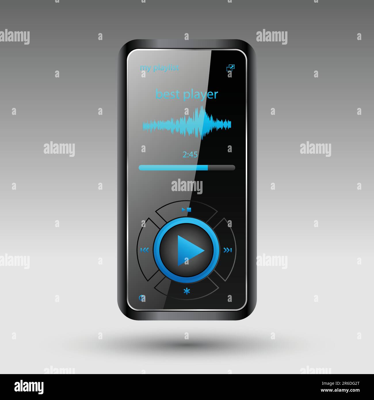 File player Stock Vector Images - Alamy