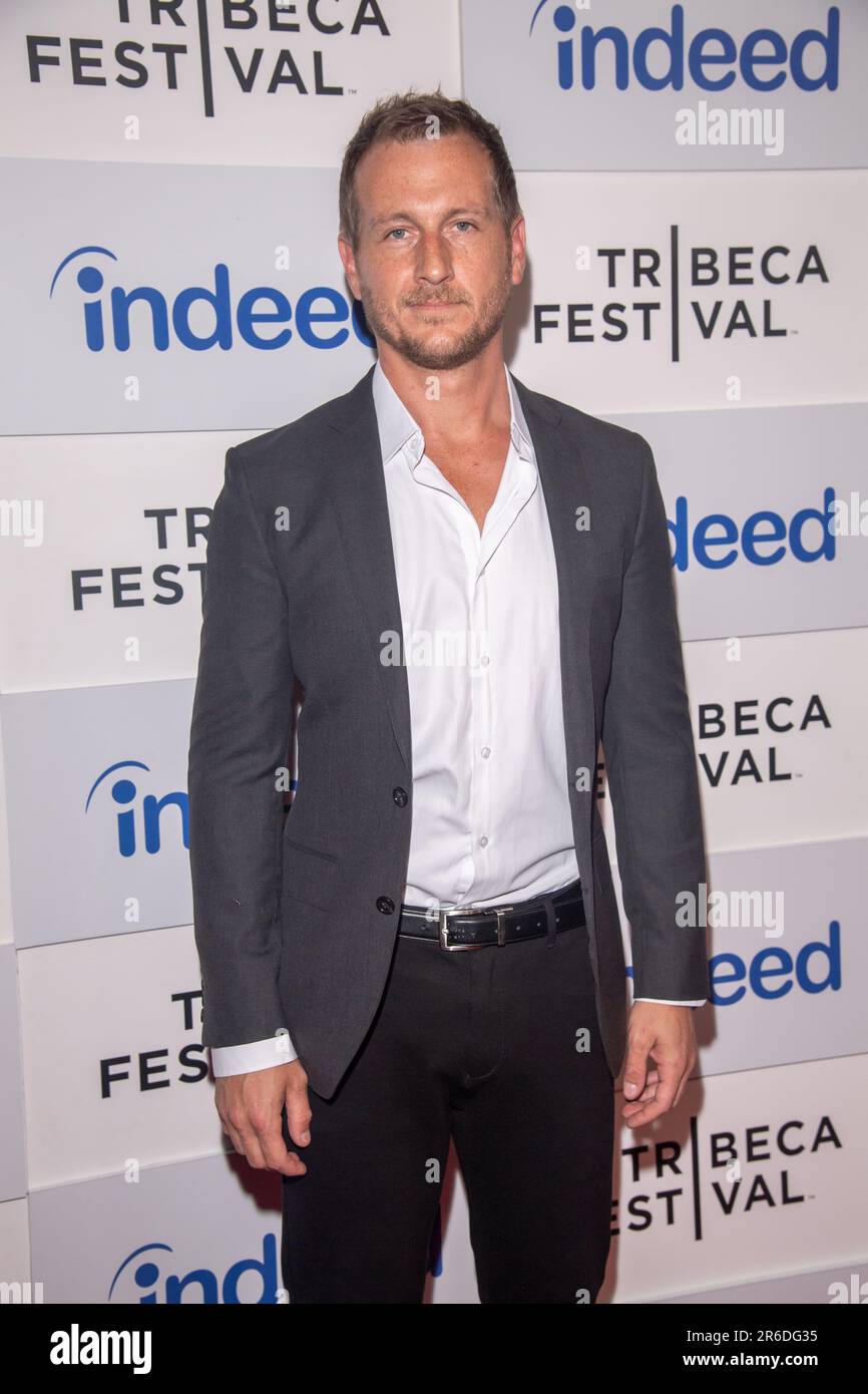 NEW YORK, NEW YORK - JUNE 08: Jonathan Schmidt attends the "Flower" premiere during the 2023 ...