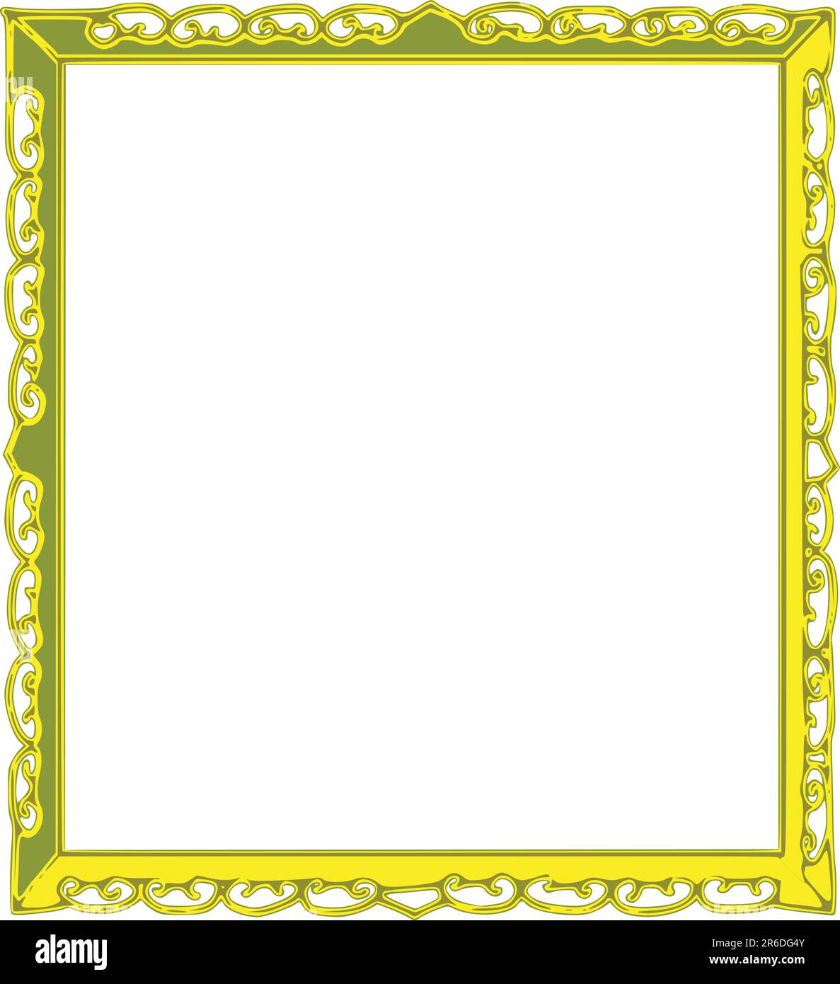 isolated hand draw frame, cartoon style Stock Vector Image & Art - Alamy