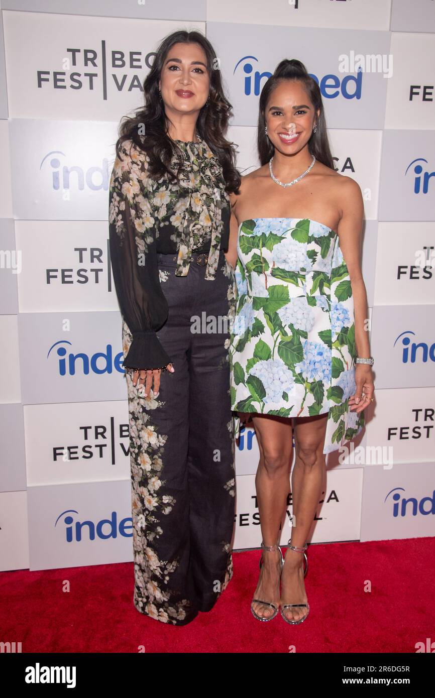 NEW YORK, NEW YORK - JUNE 08: Producer Leyla Fayyaz and Lead Actor ...