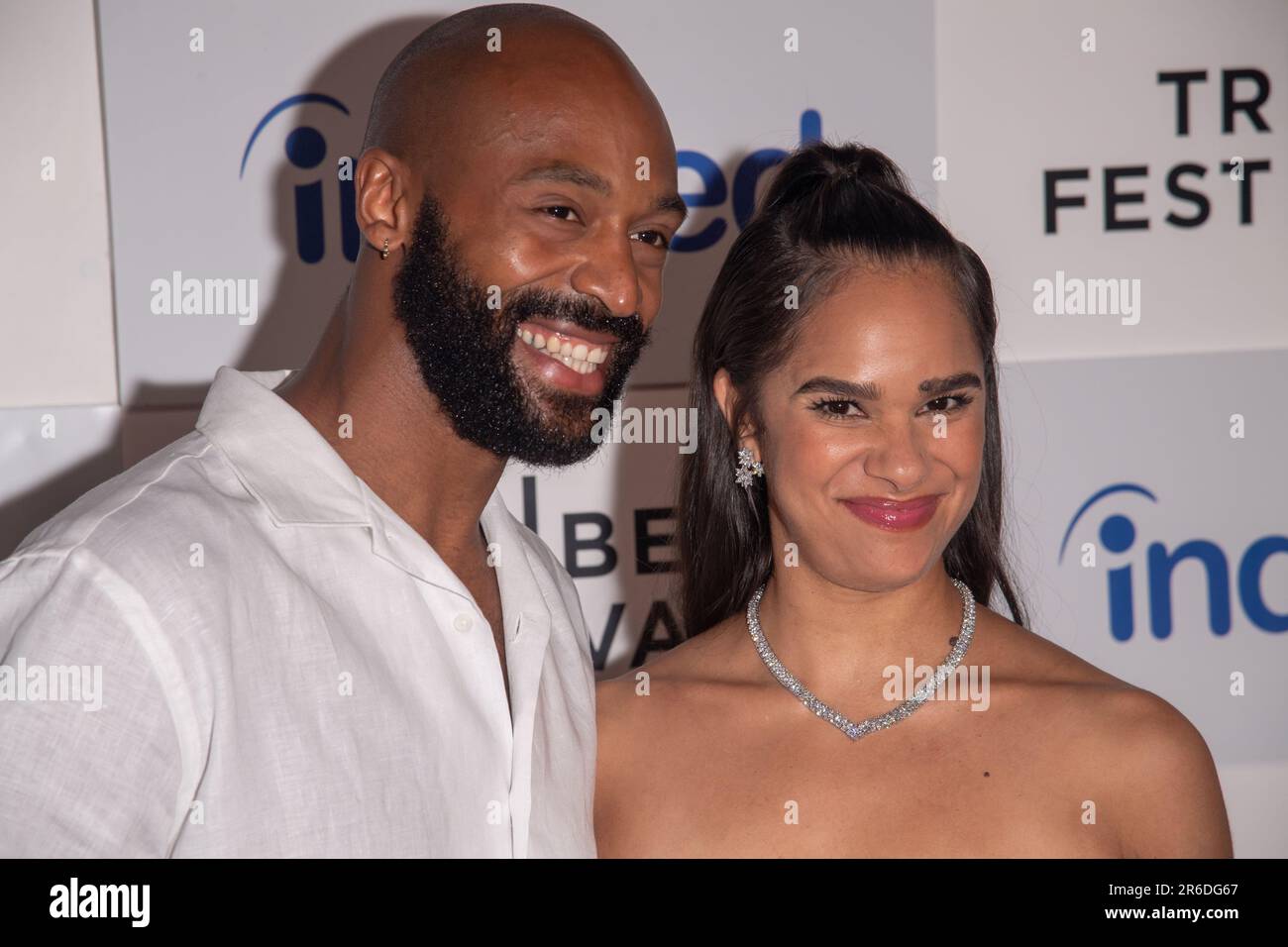 NEW YORK, NEW YORK - JUNE 08: Babatunji Johnson and Lead Actor ...
