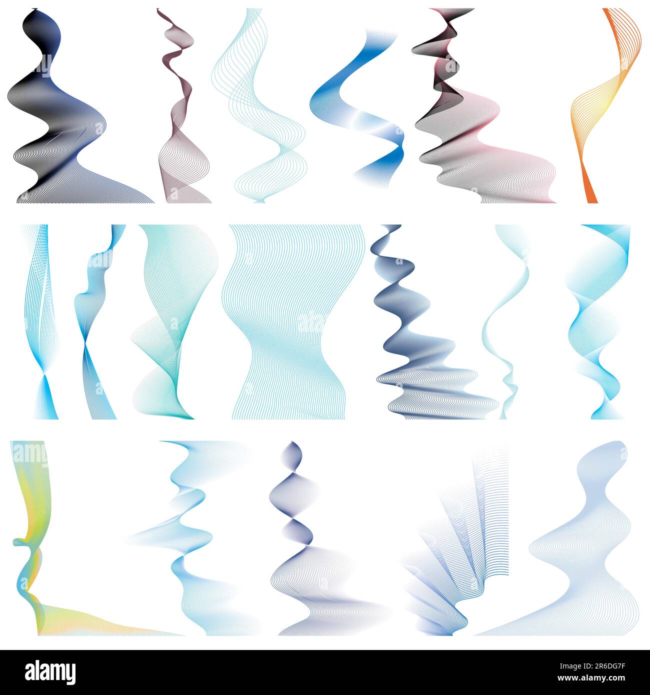 Set of linear banners for your design on white background. Vector ...