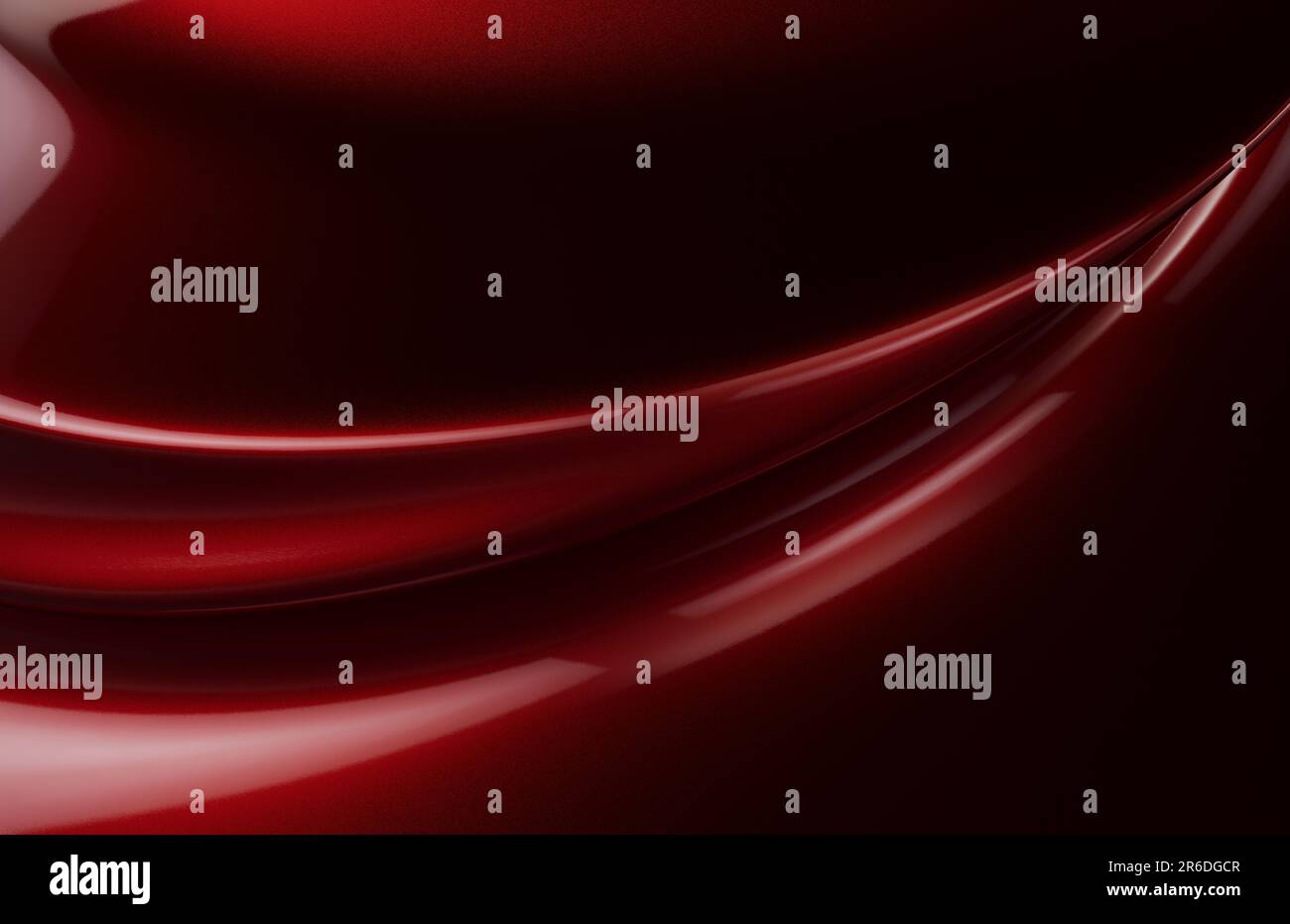 A 3D rendered abstract wave ripple background formation with glossy ...