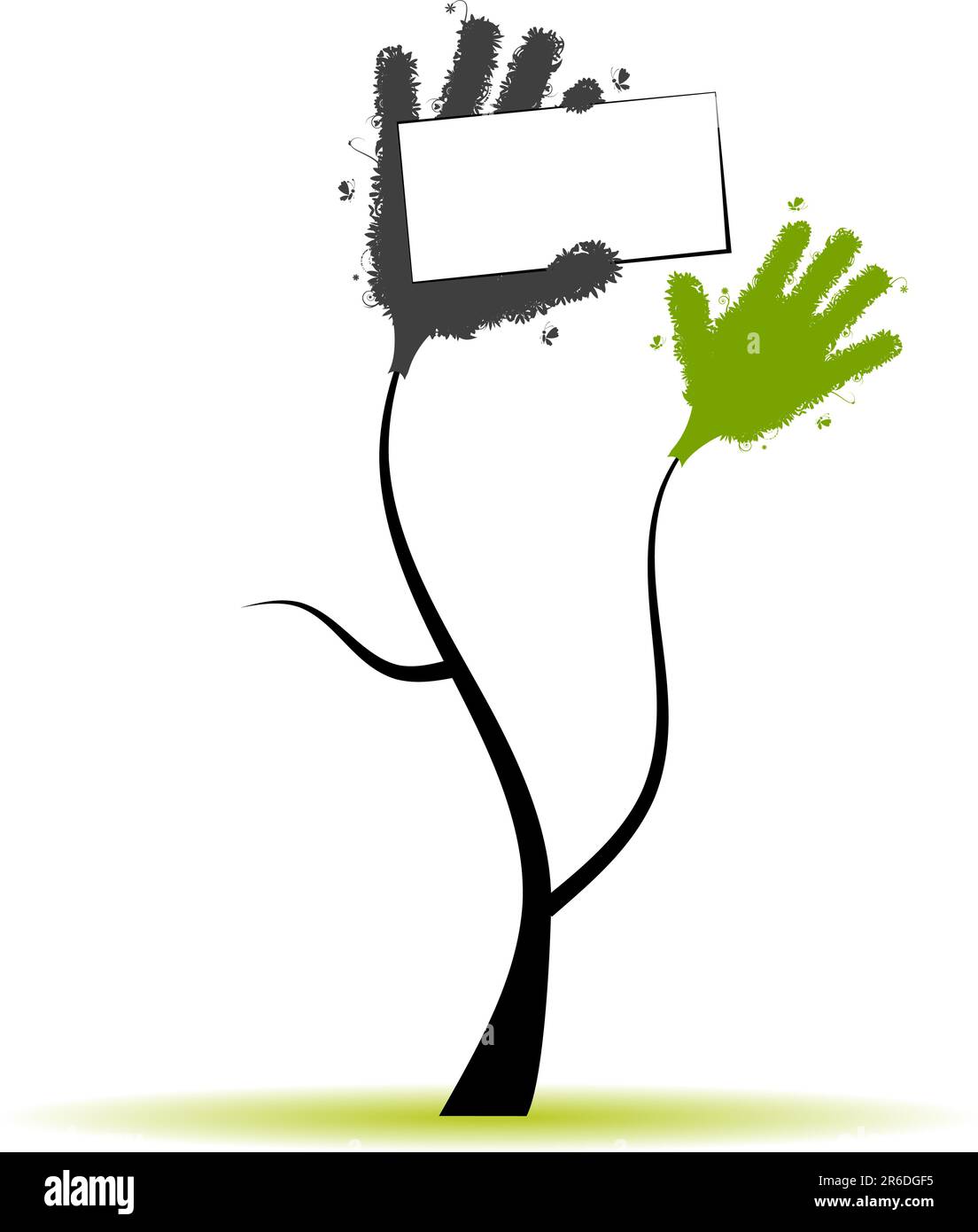 Art place text hand Stock Vector Images - Alamy