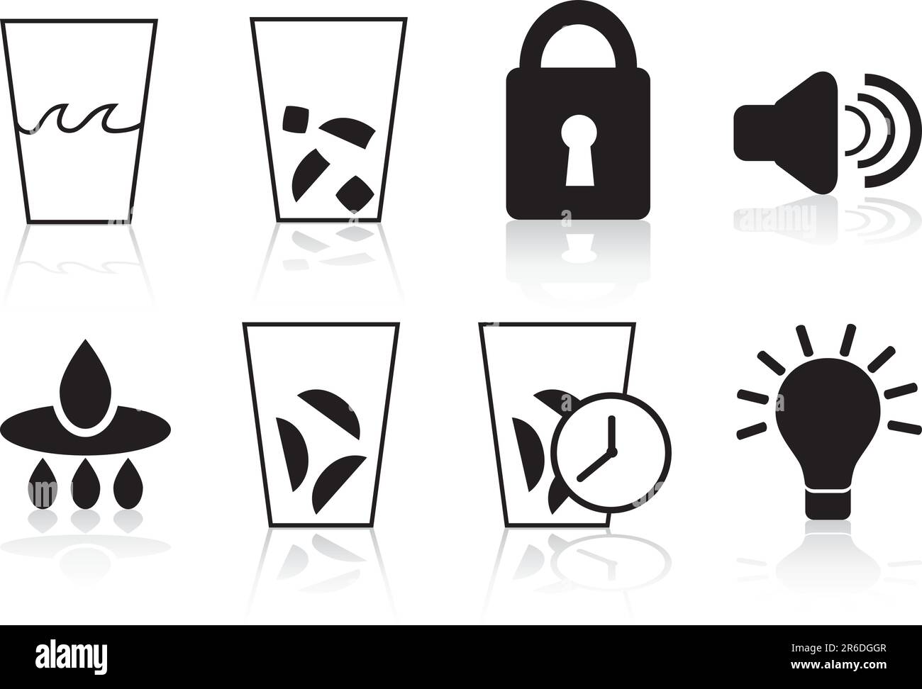 Cube net Stock Vector Images - Alamy