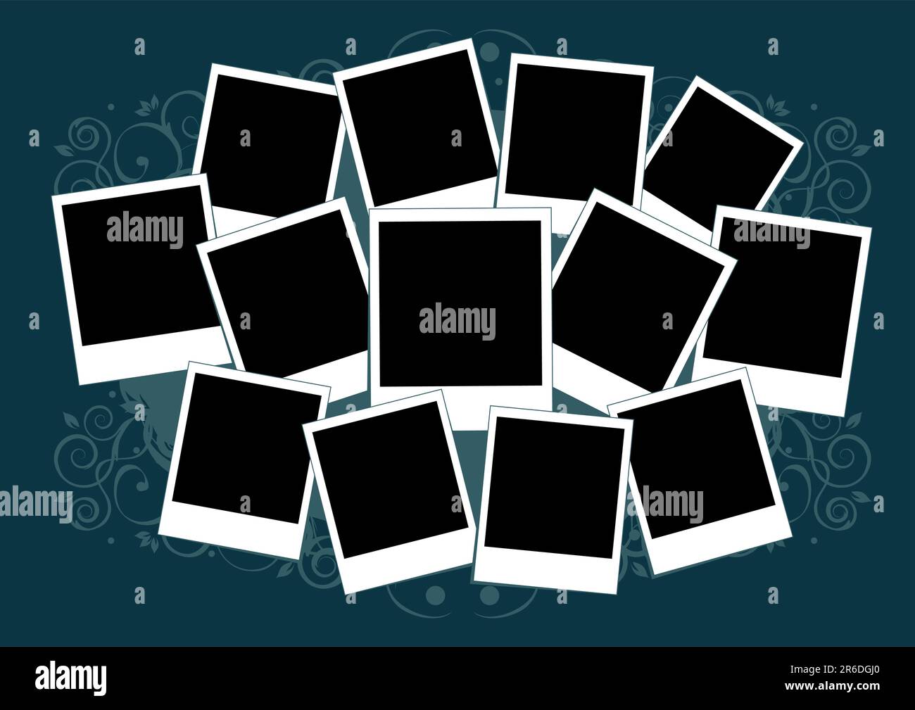 Collage of photos. Template. Insert your picture into framev Stock ...