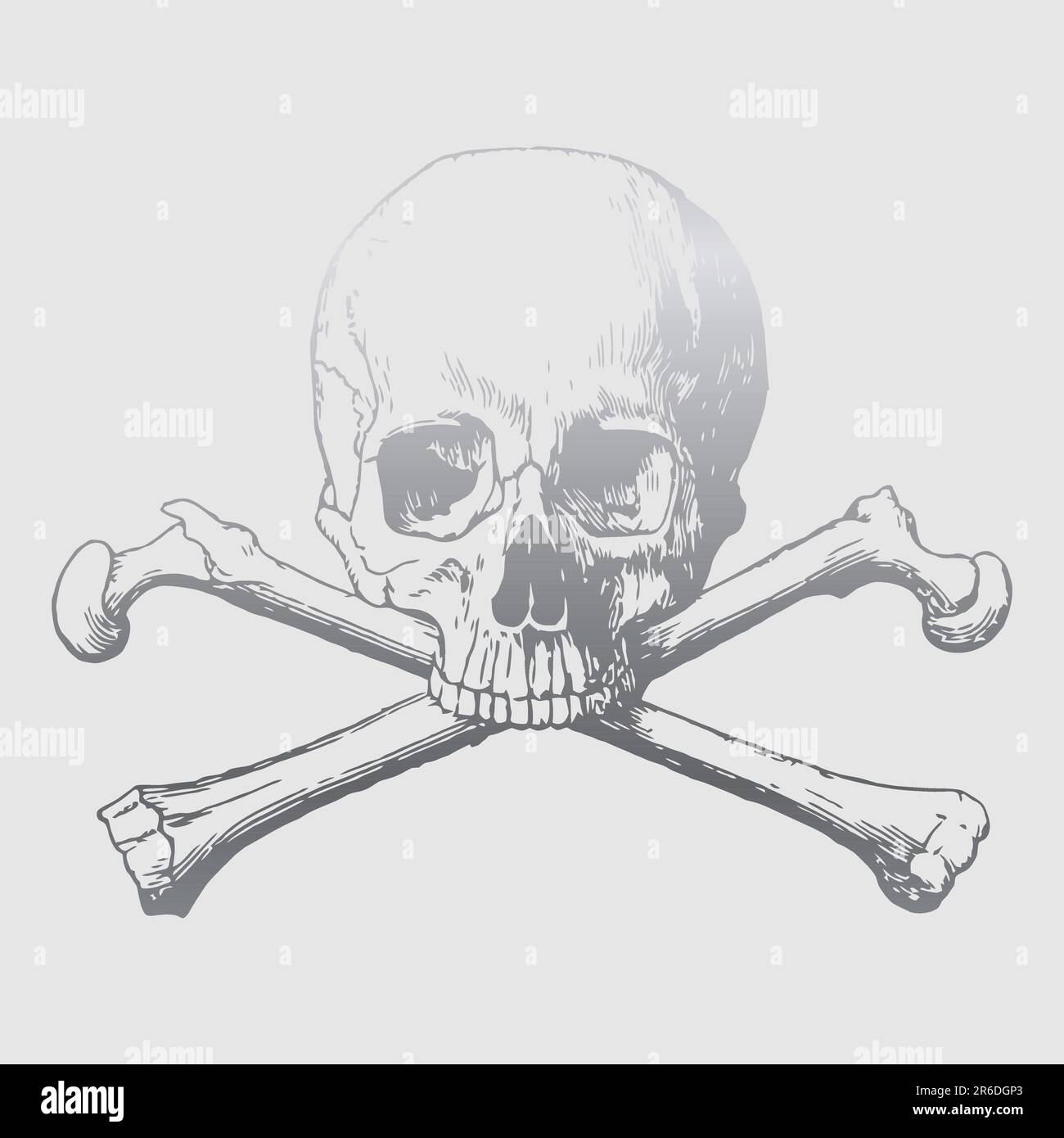 Skull and bones vector Stock Vector Image & Art - Alamy