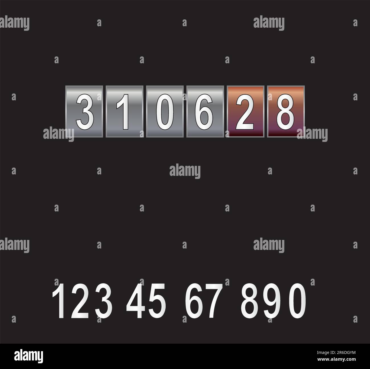 Counter. Vector illustration Stock Vector Image & Art - Alamy