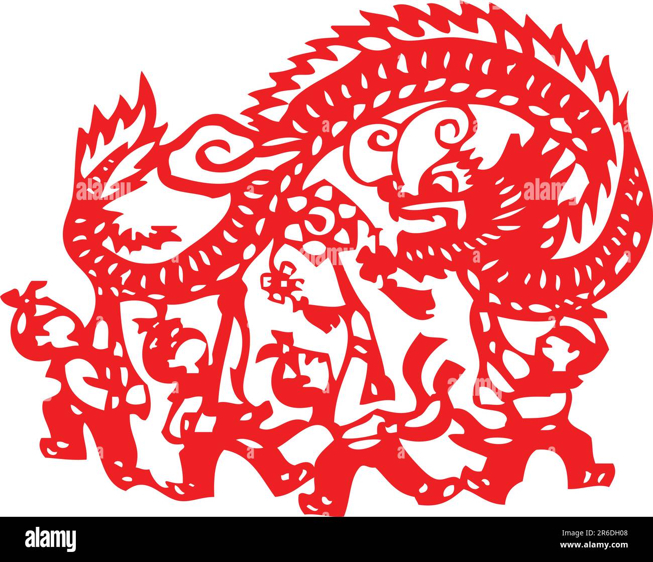 chinese traditional papercut Stock Vector Image & Art - Alamy