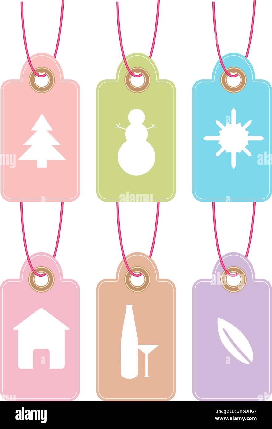 Holiday silhouette set Stock Vector Images - Alamy