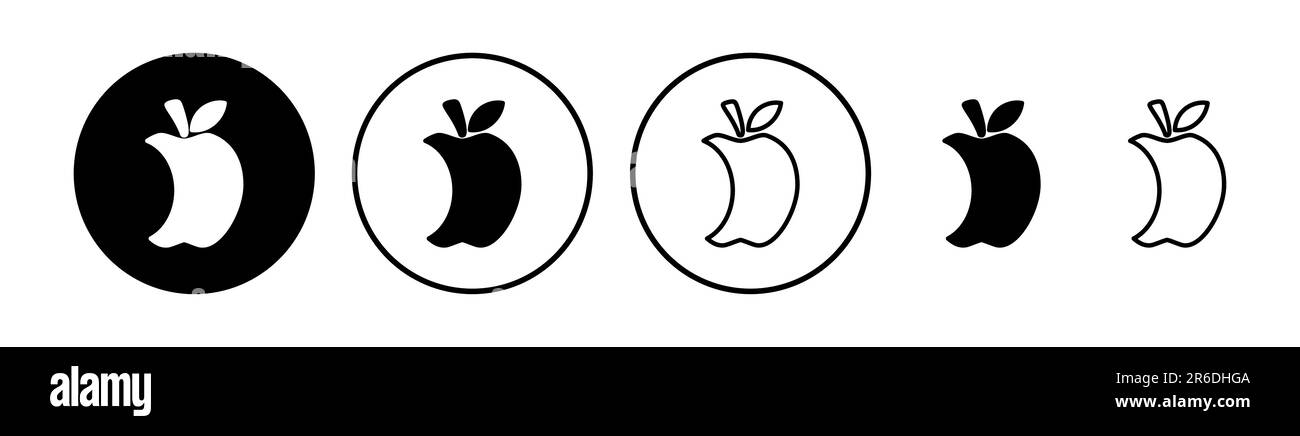 Apple icon vector. apple symbol Stock Vector Image & Art - Alamy