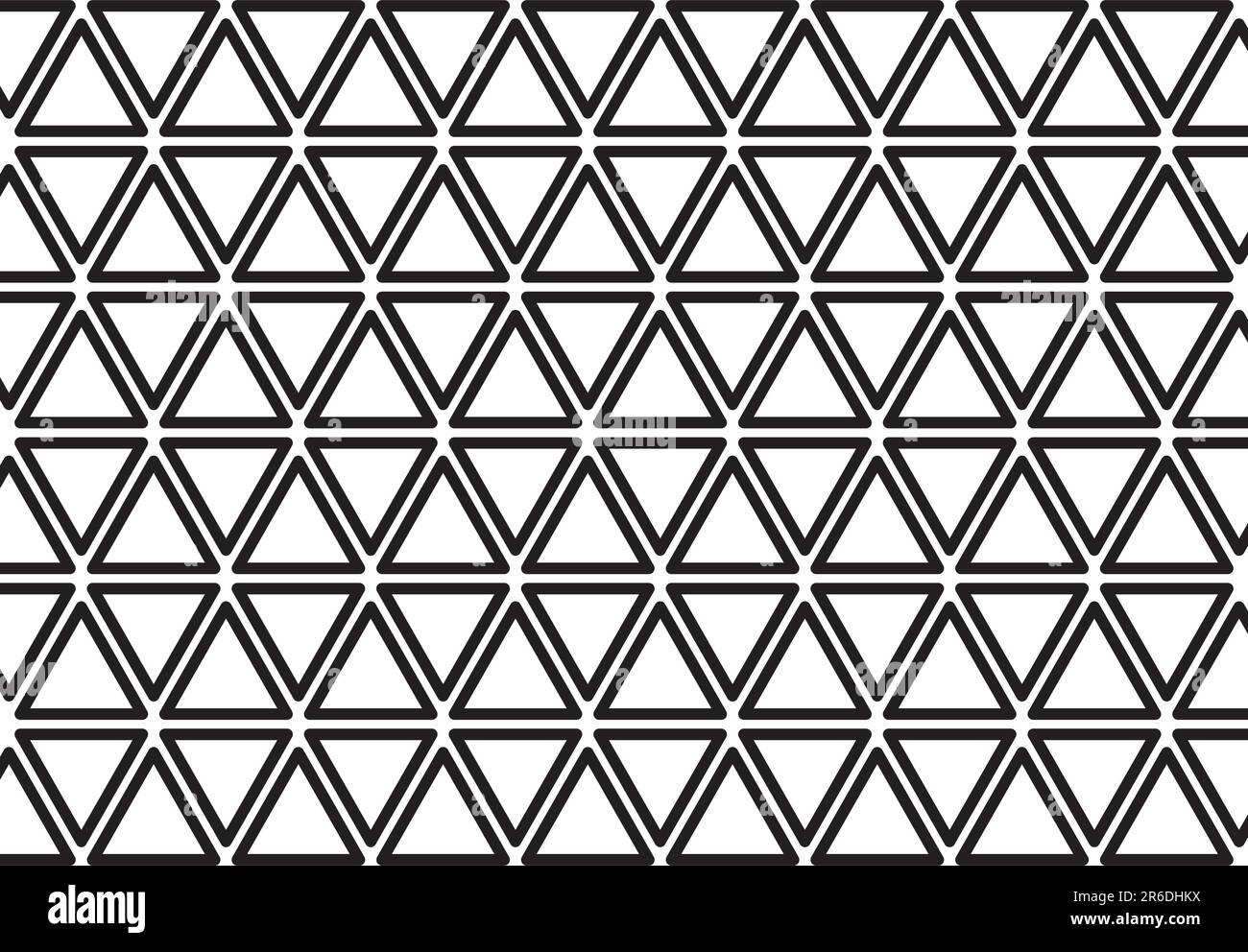 Retro rhythmic w/b triangle pattern Stock Vector Image & Art - Alamy