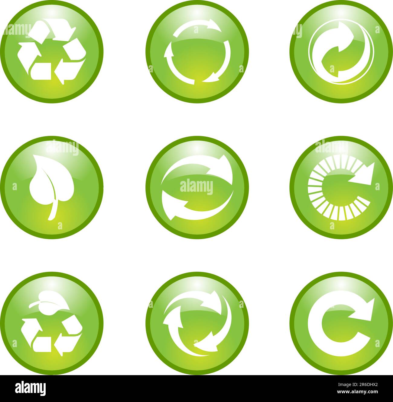 Vector set of environmental / recycling icons Stock Vector Image & Art ...