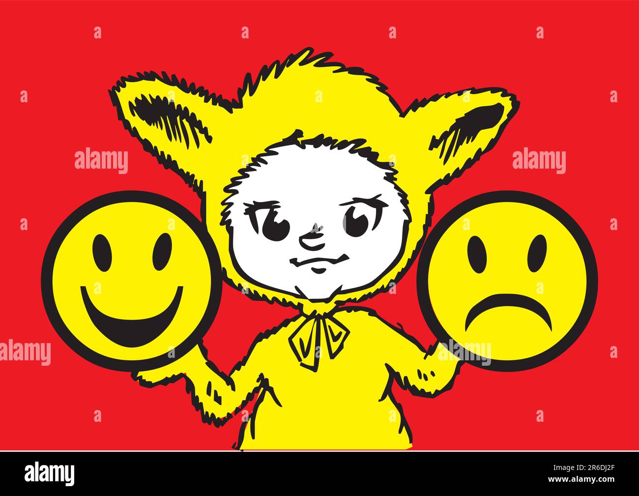 morals values / happiness, anger and imperturbability Stock Vector ...