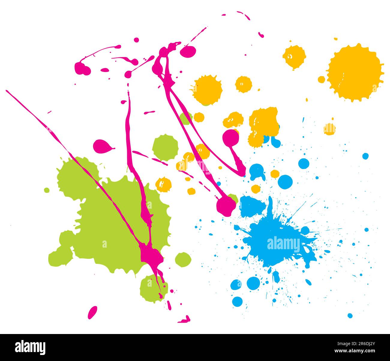 vector color paint splashes Stock Vector Image & Art - Alamy