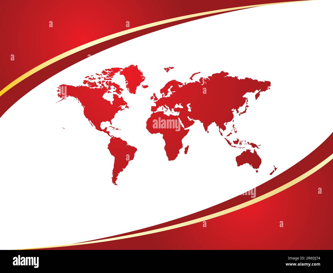 World map with red background Stock Vector Image & Art - Alamy