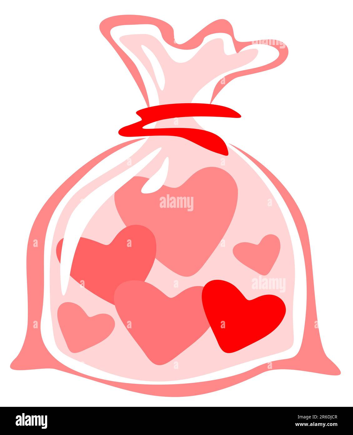Love heart bag Stock Vector Images - Alamy