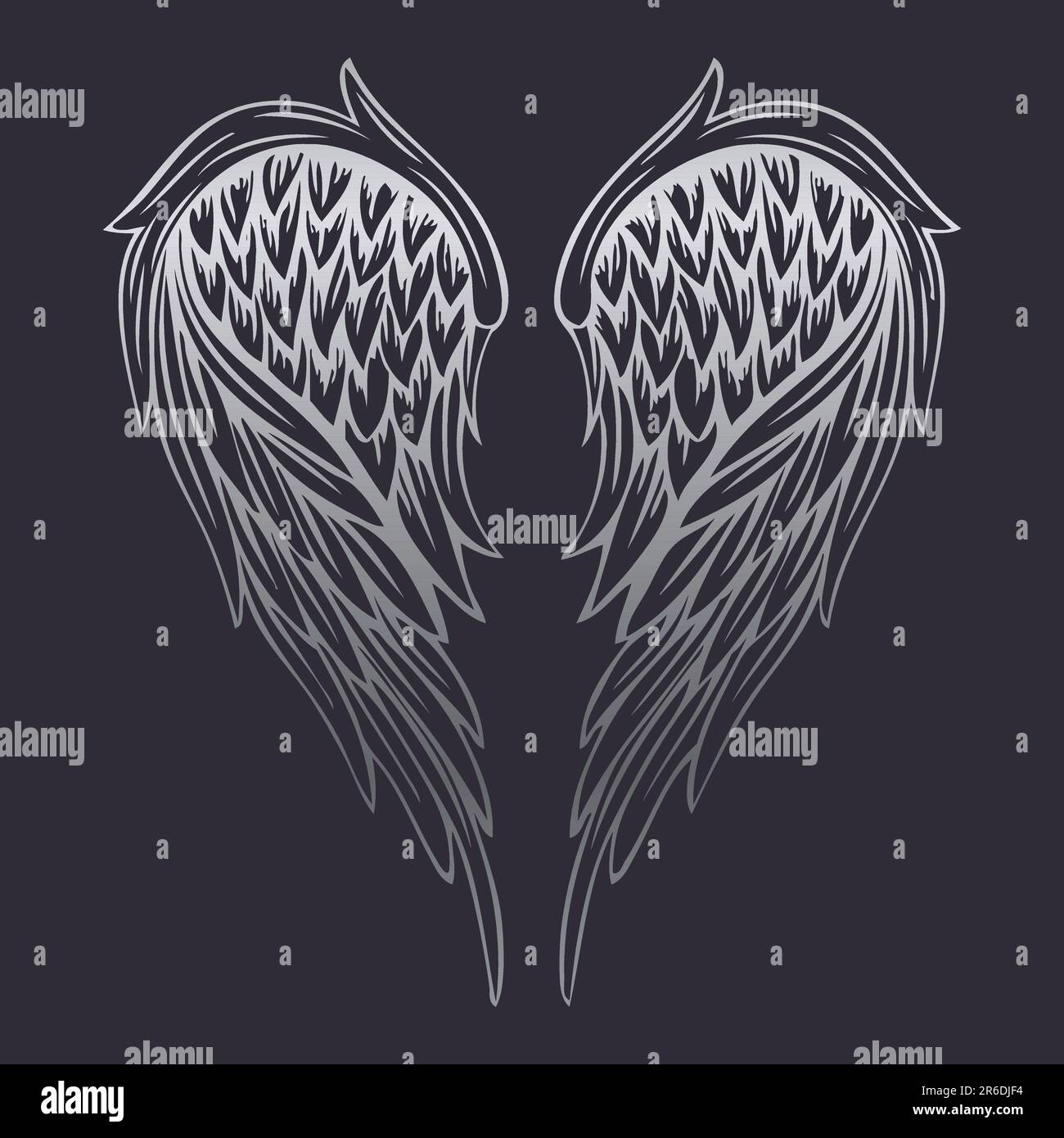 Angel wings vector Stock Vector Image & Art - Alamy