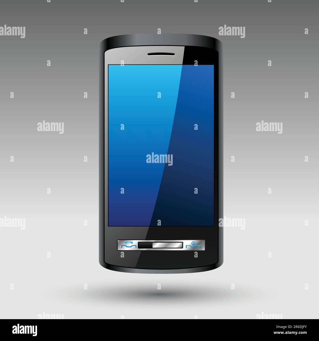 Mobile phone editable vector illustration Stock Vector Image & Art - Alamy