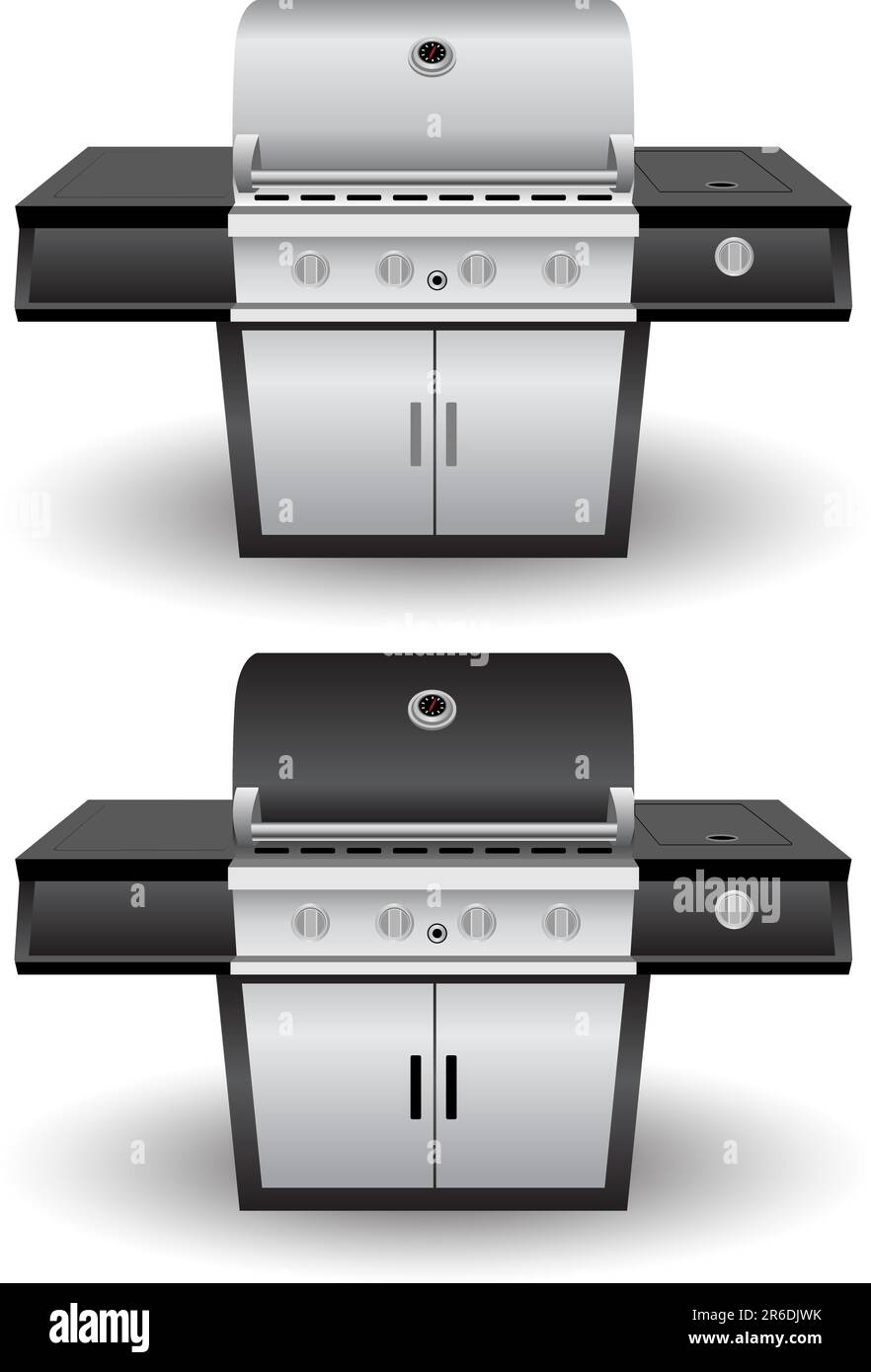 Shiny grills Stock Vector Images - Alamy