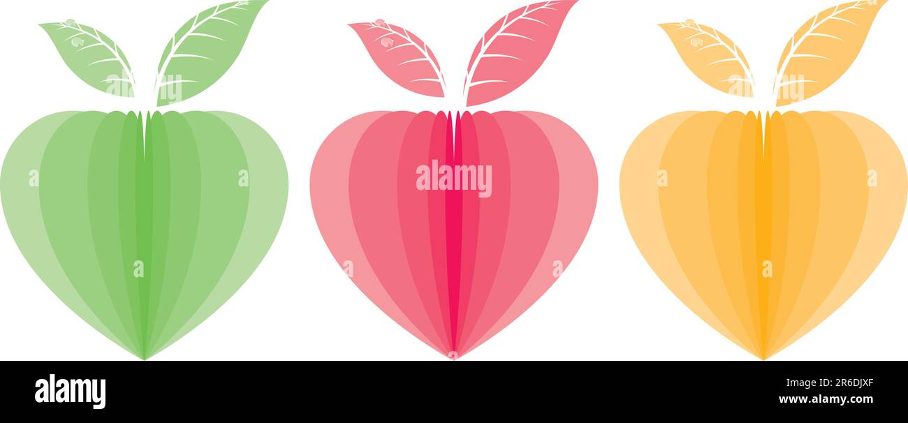 heart plant pattern design Stock Vector Image & Art - Alamy