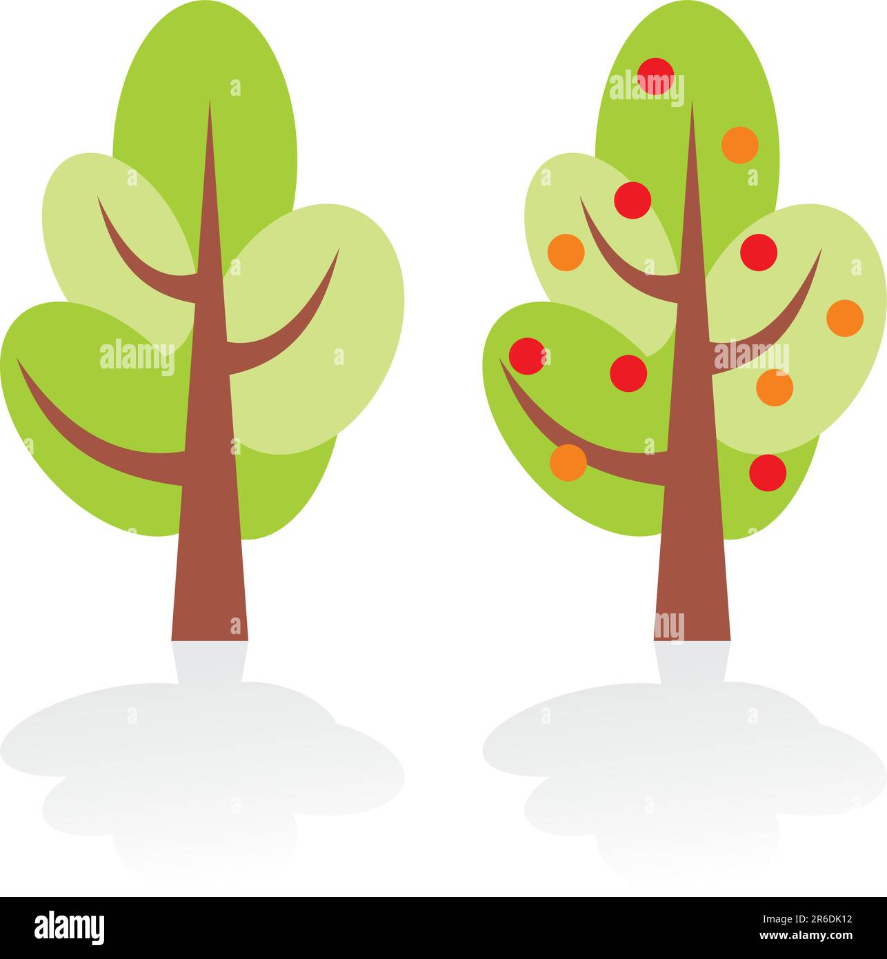 Pine leaf illustration Stock Vector Images - Alamy