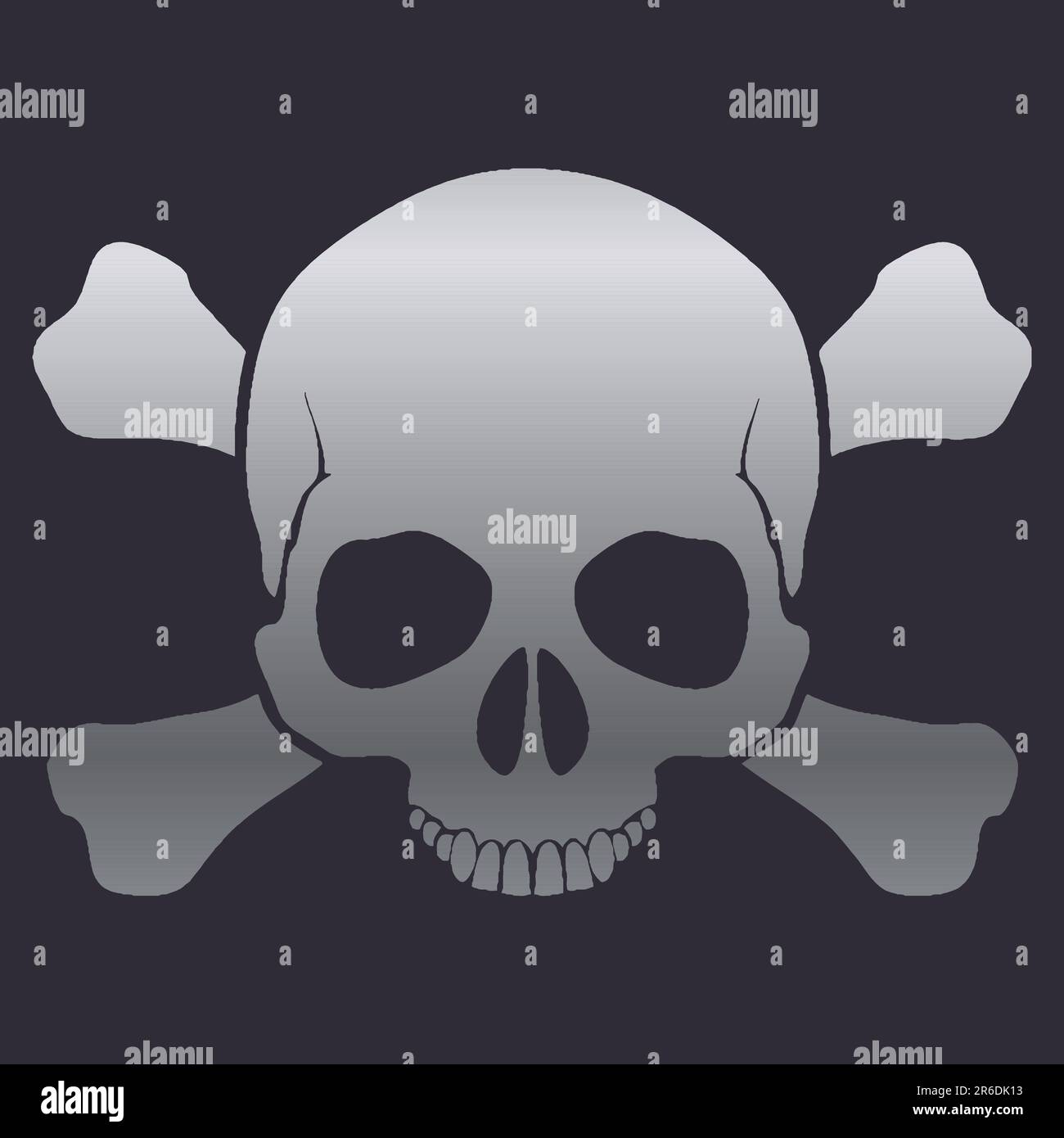 Skull and bones vector Stock Vector Image & Art - Alamy