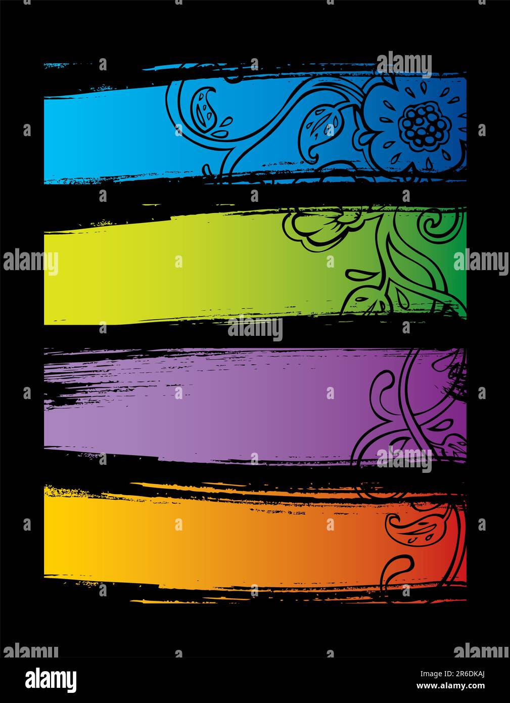 Vector set of color banners, vector Stock Vector Image & Art - Alamy