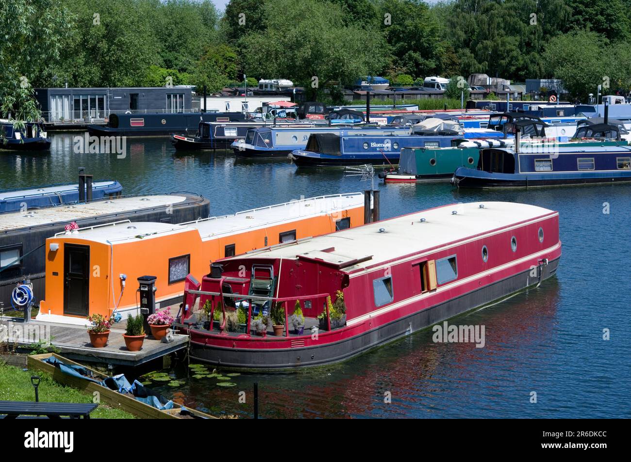 Priory Waterside & Marina Stock Photo - Alamy