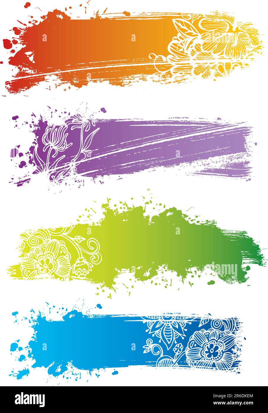 Vector set of color banners, vector Stock Vector Image & Art - Alamy