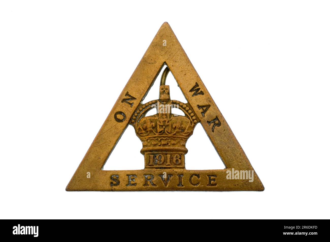 On War Service 1916 badge Stock Photo - Alamy