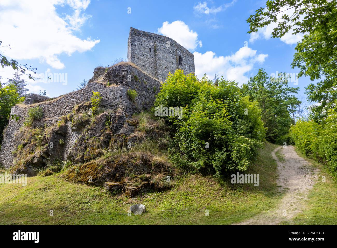 hladomorna, gotický hrad Cesky Sternberk (1241), Posazavi, Stredocesky ...