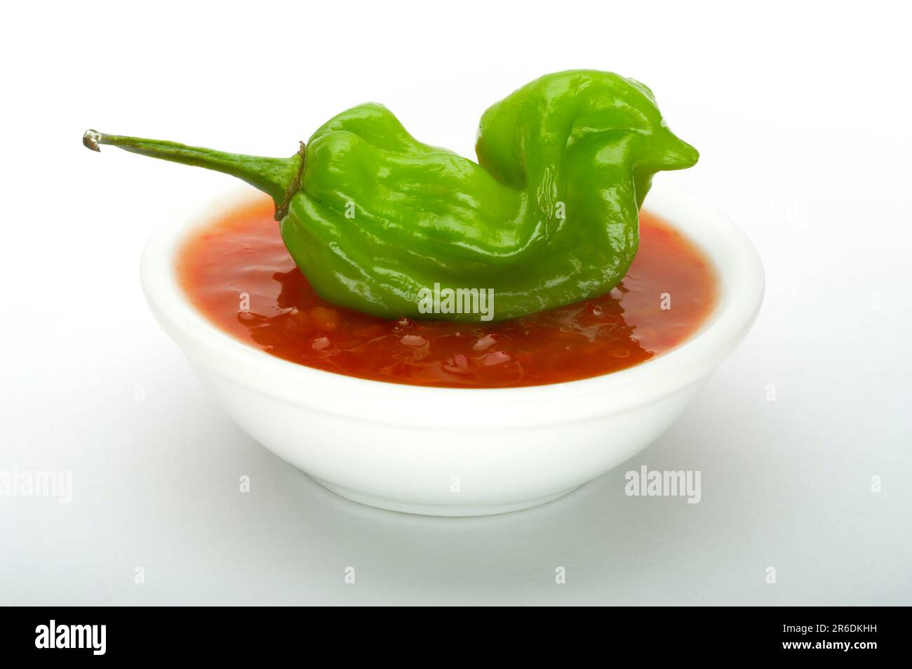 Scotch Bonnet Chili in the shape of a duck Stock Photo - Alamy