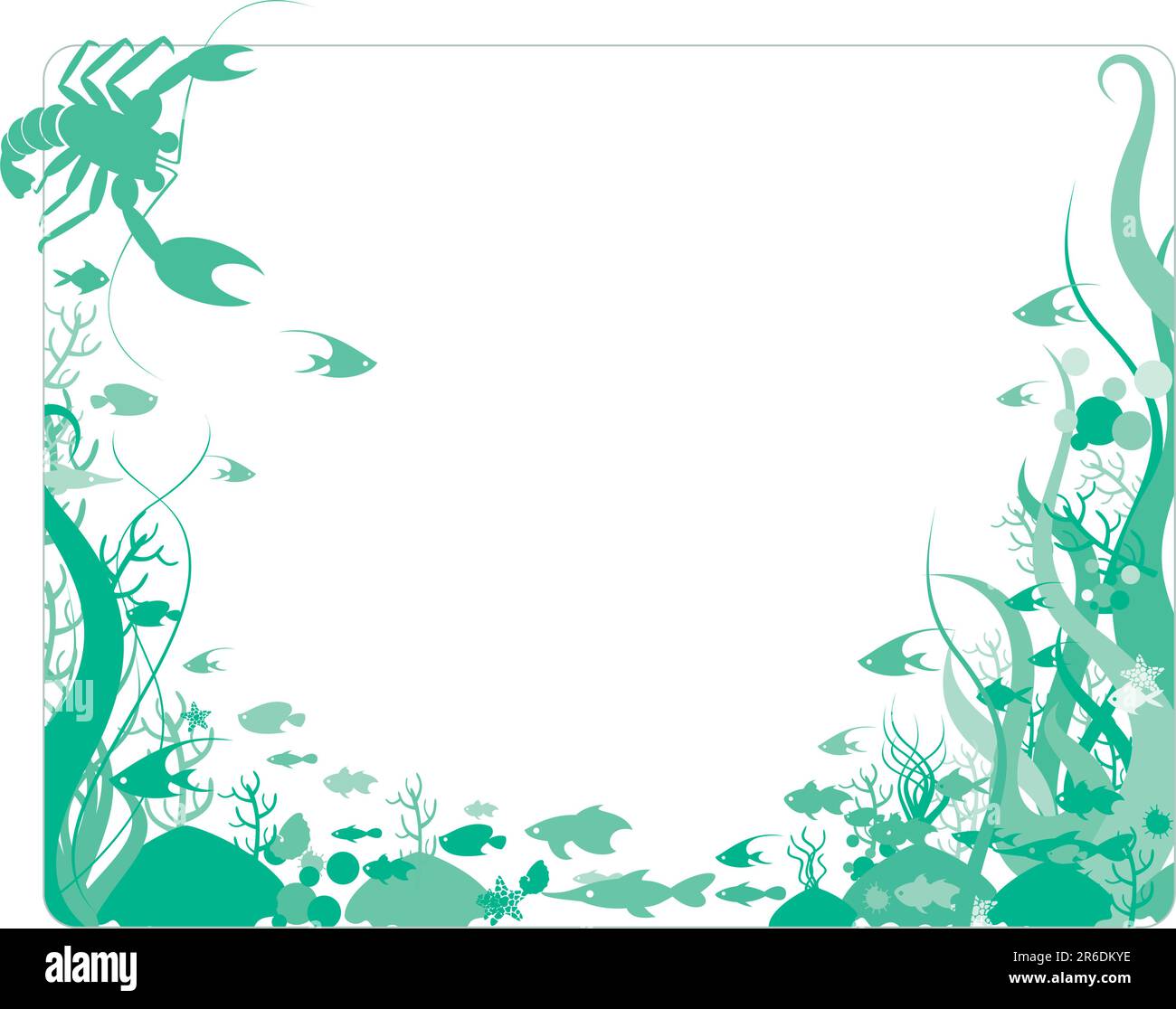 Ocean frame graphic hi-res stock photography and images - Alamy