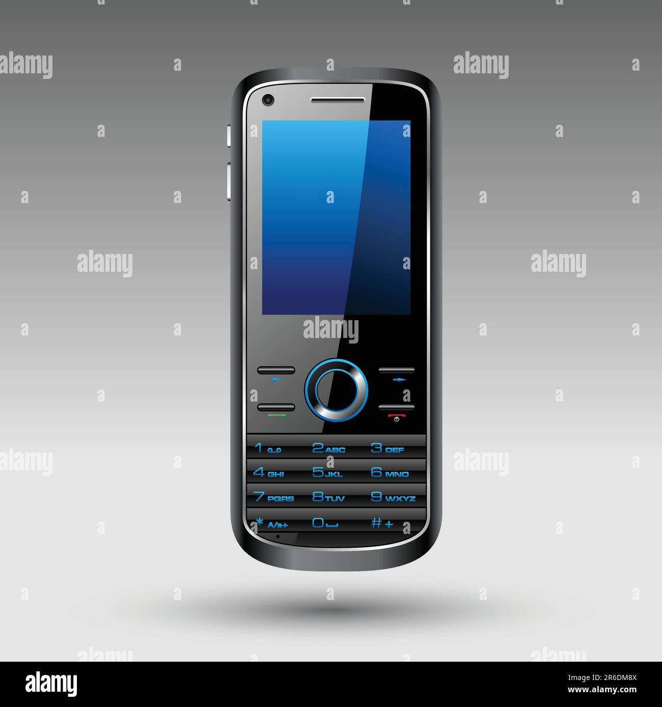 Mobile phone editable vector illustration Stock Vector Image & Art - Alamy