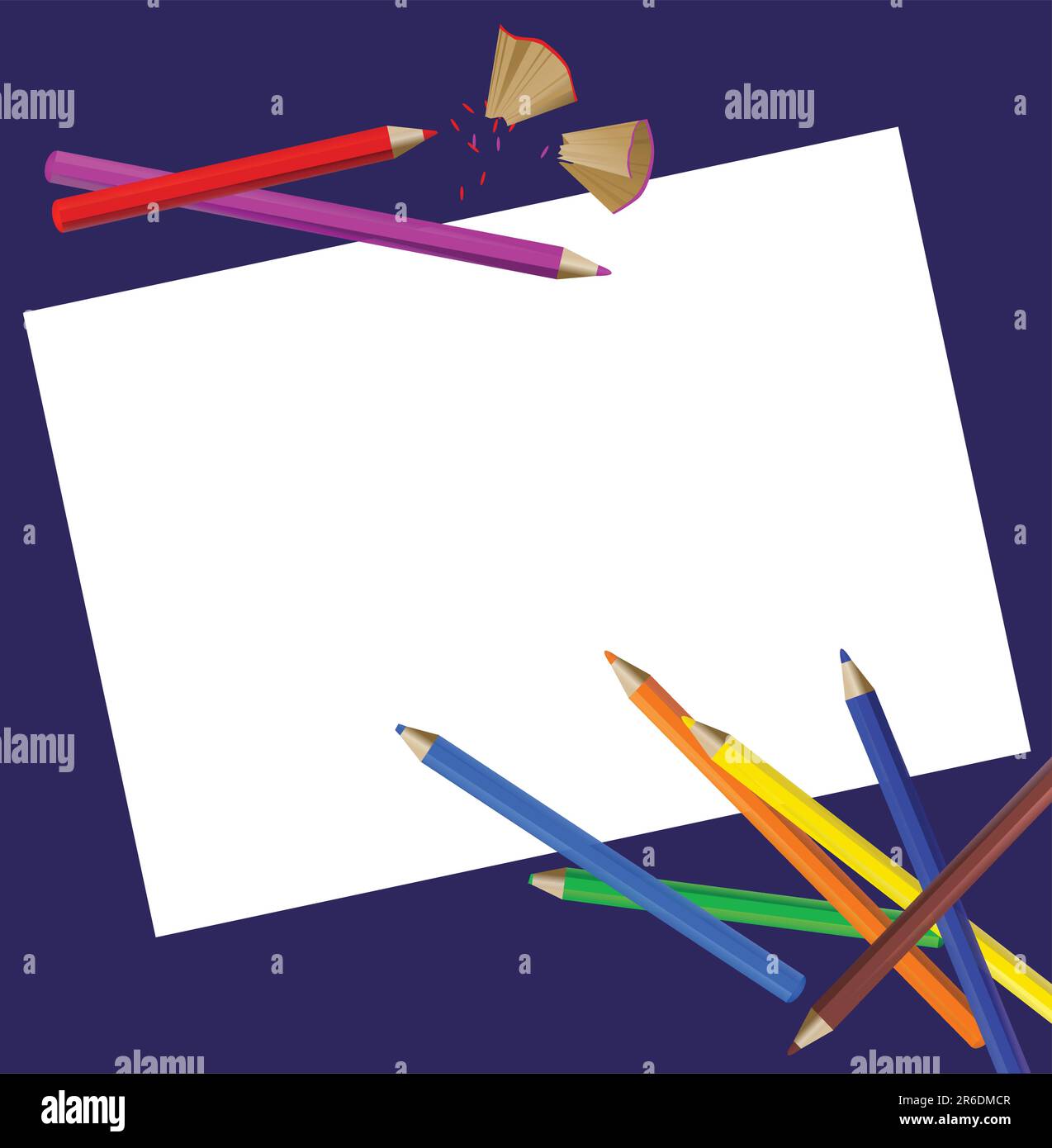 School paper spectrum Stock Vector Images - Alamy