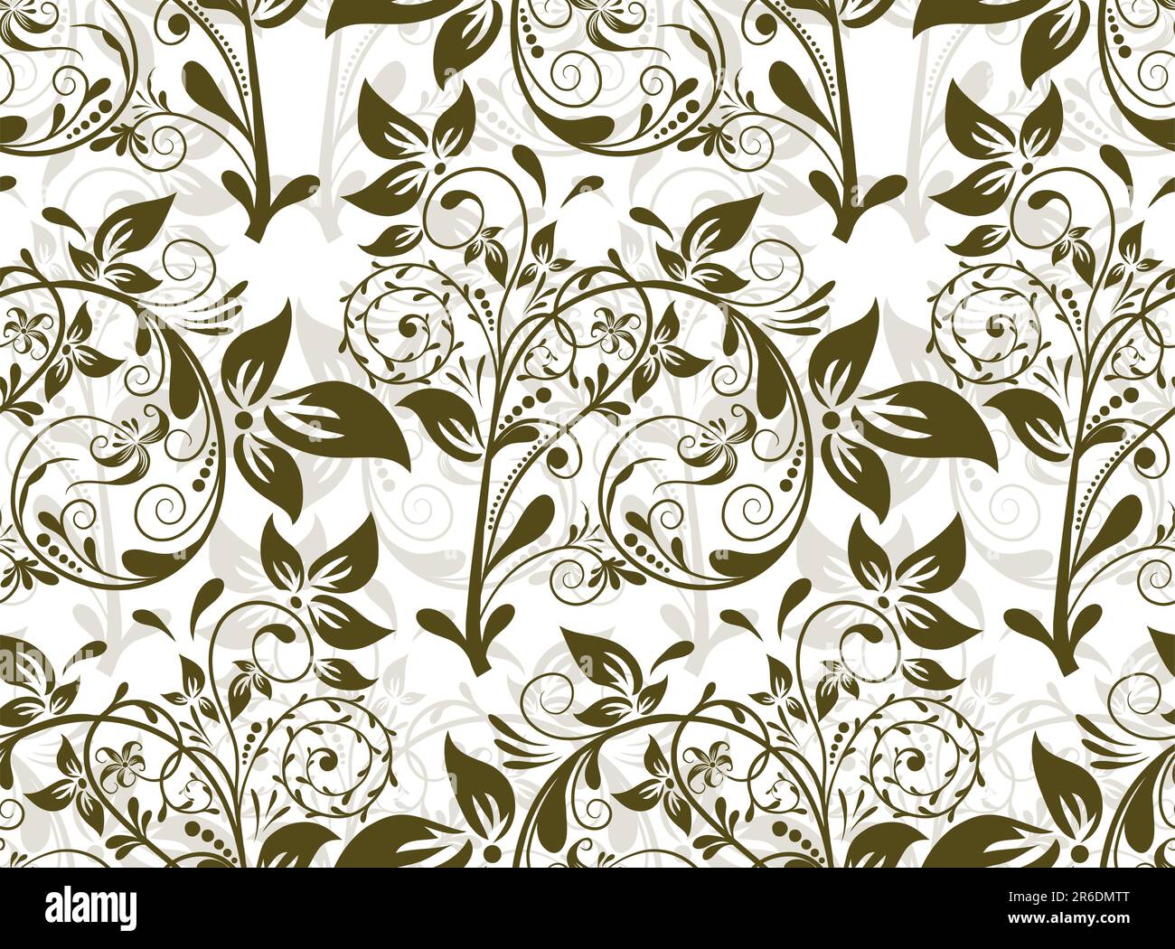 Floral pattern vector hi-res stock photography and images - Alamy